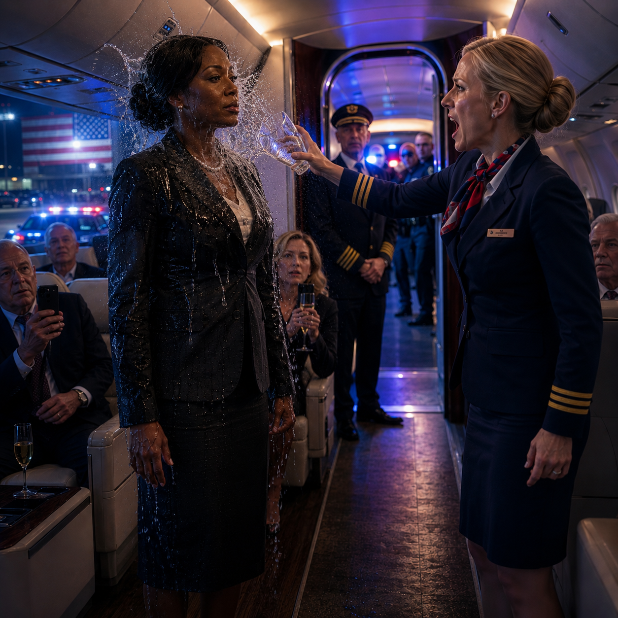 She poured water on a quiet passenger, then a terrifying lockdown ...